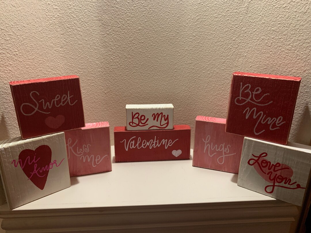 5x5 Valentines Day Blocks - Etsy