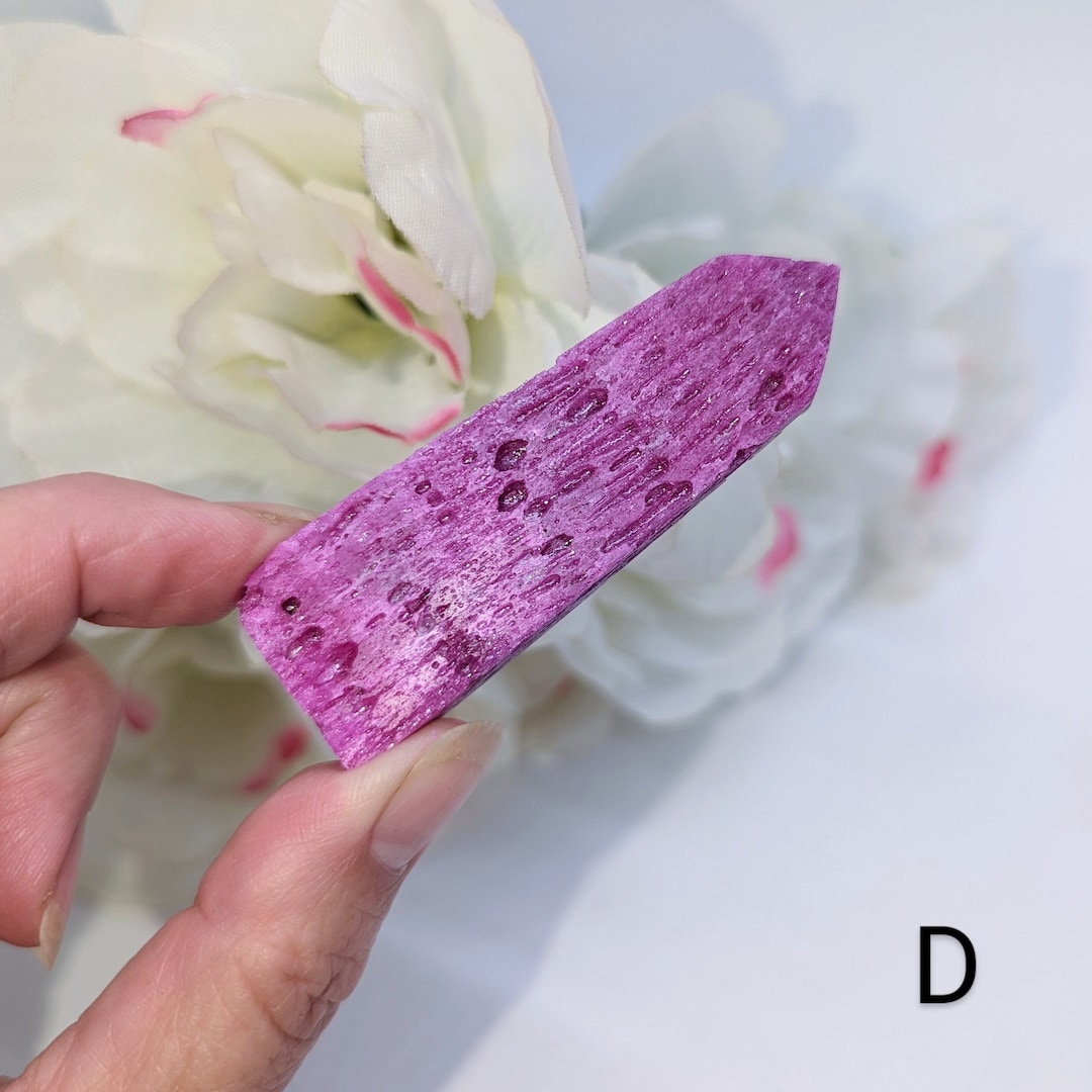 Beautiful Honeycomb Ruby Points ~ UV Reactive ~ Healing ~ Grounding ...