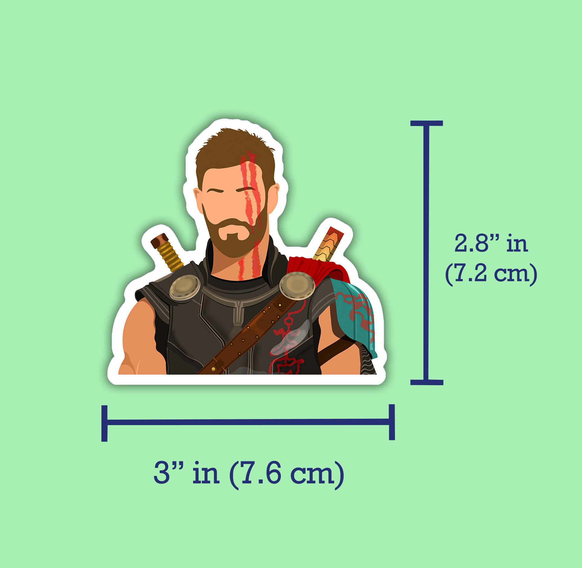 Thor Sticker Marvel Sticker Avengers Superhero Sticker | Etsy