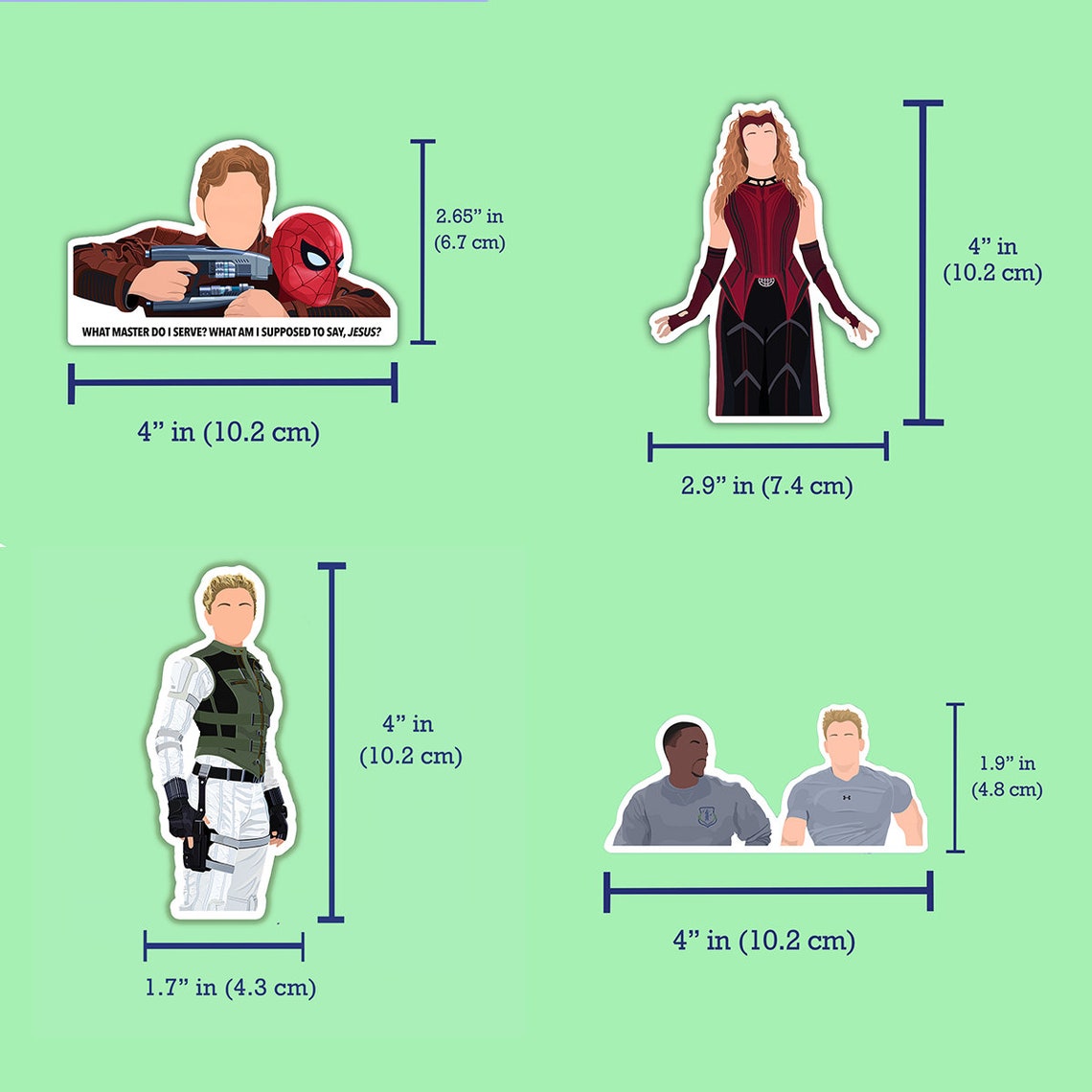 Marvel Sticker Pack Elige tu propia pegatina Marvel - Etsy España