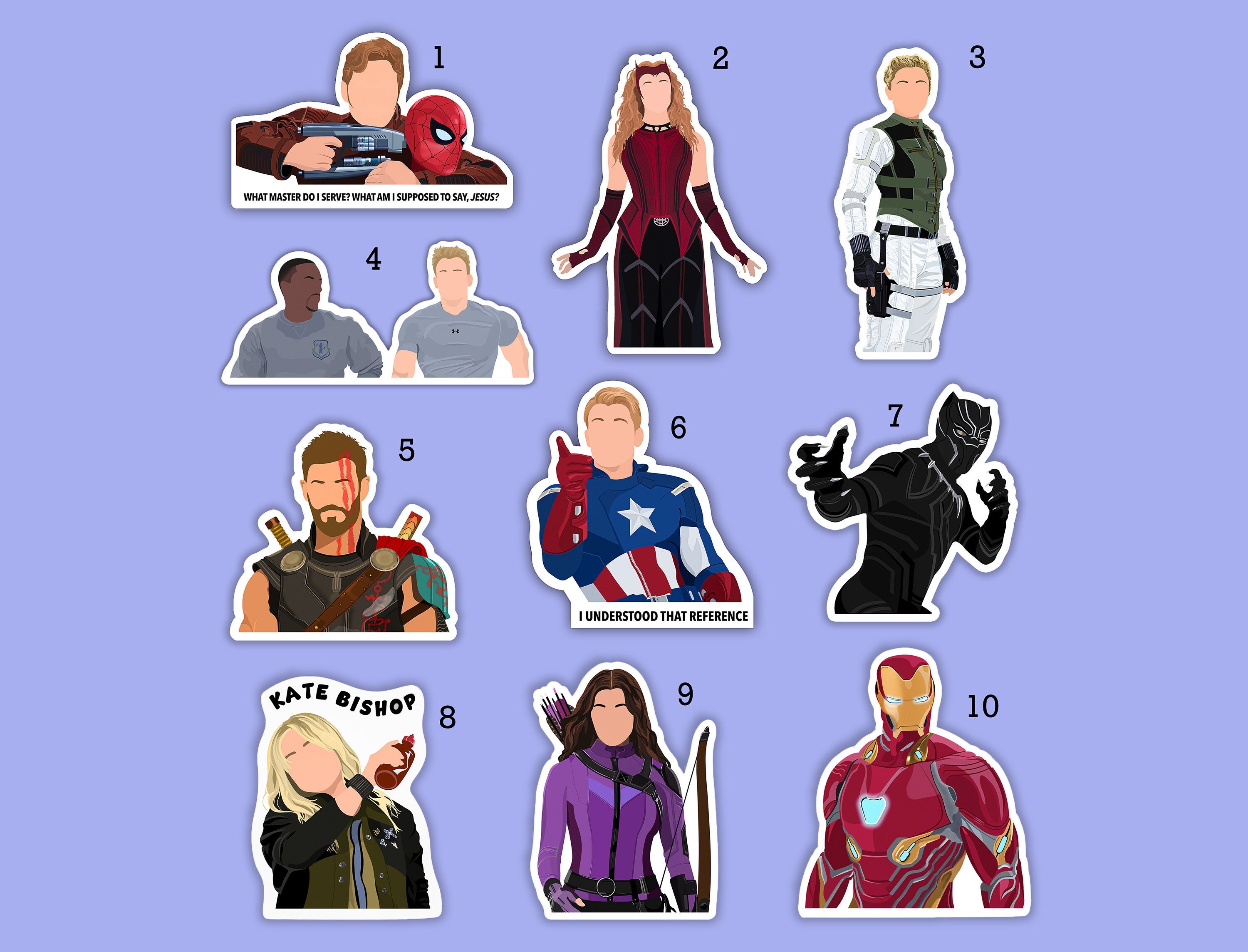 Superhero Computer Stickers - Etsy