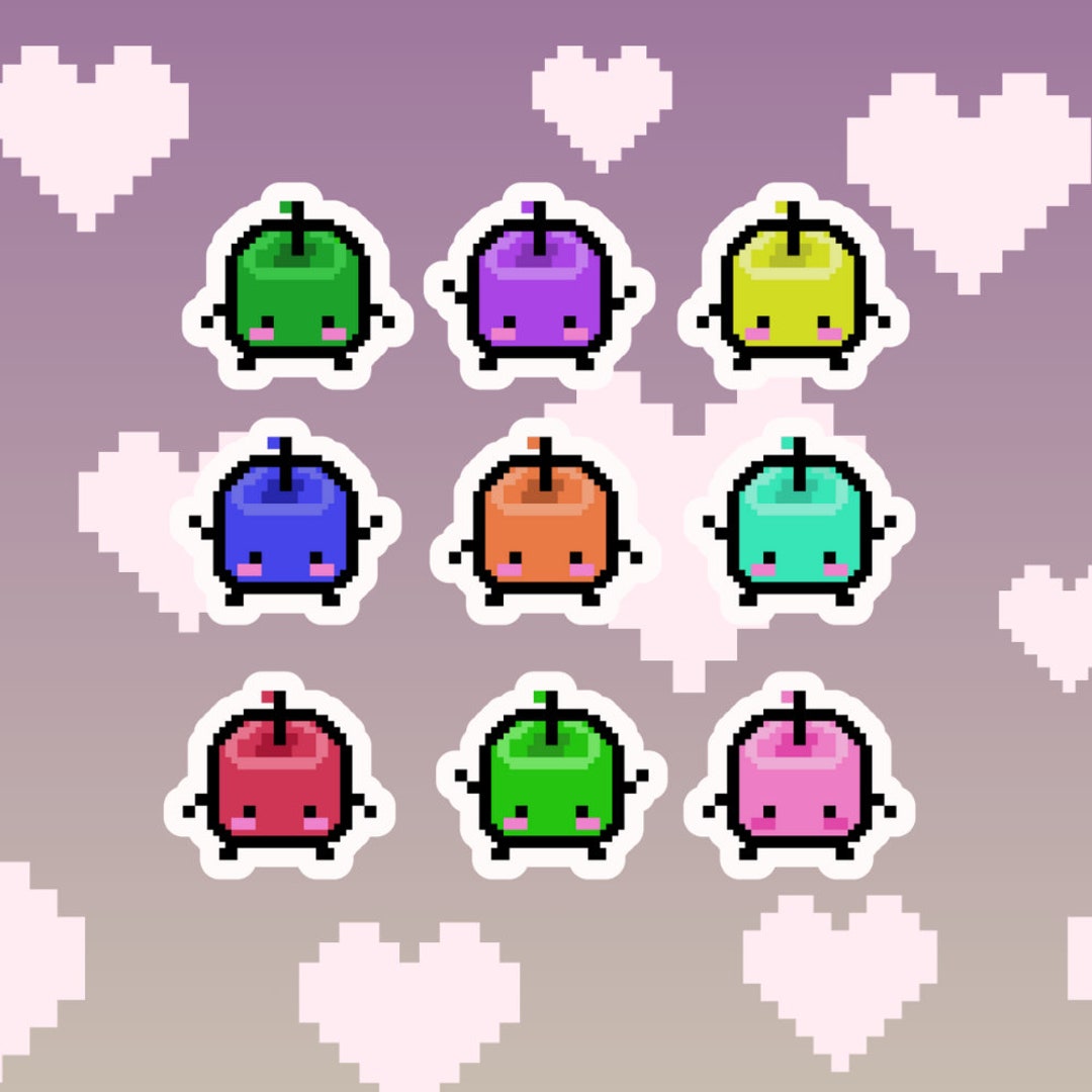 Bright Junimo Sticker Pack / Stardew Valley Inspired Stickers / Cozy ...