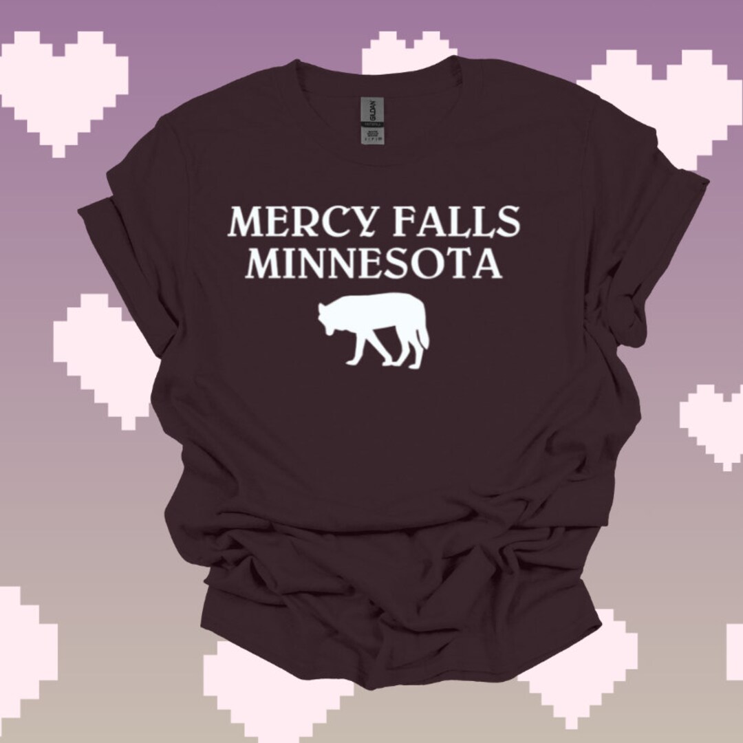 Mercy Falls Minnesota Wolf Tee / the Wolves of Mercy Falls Inspired ...