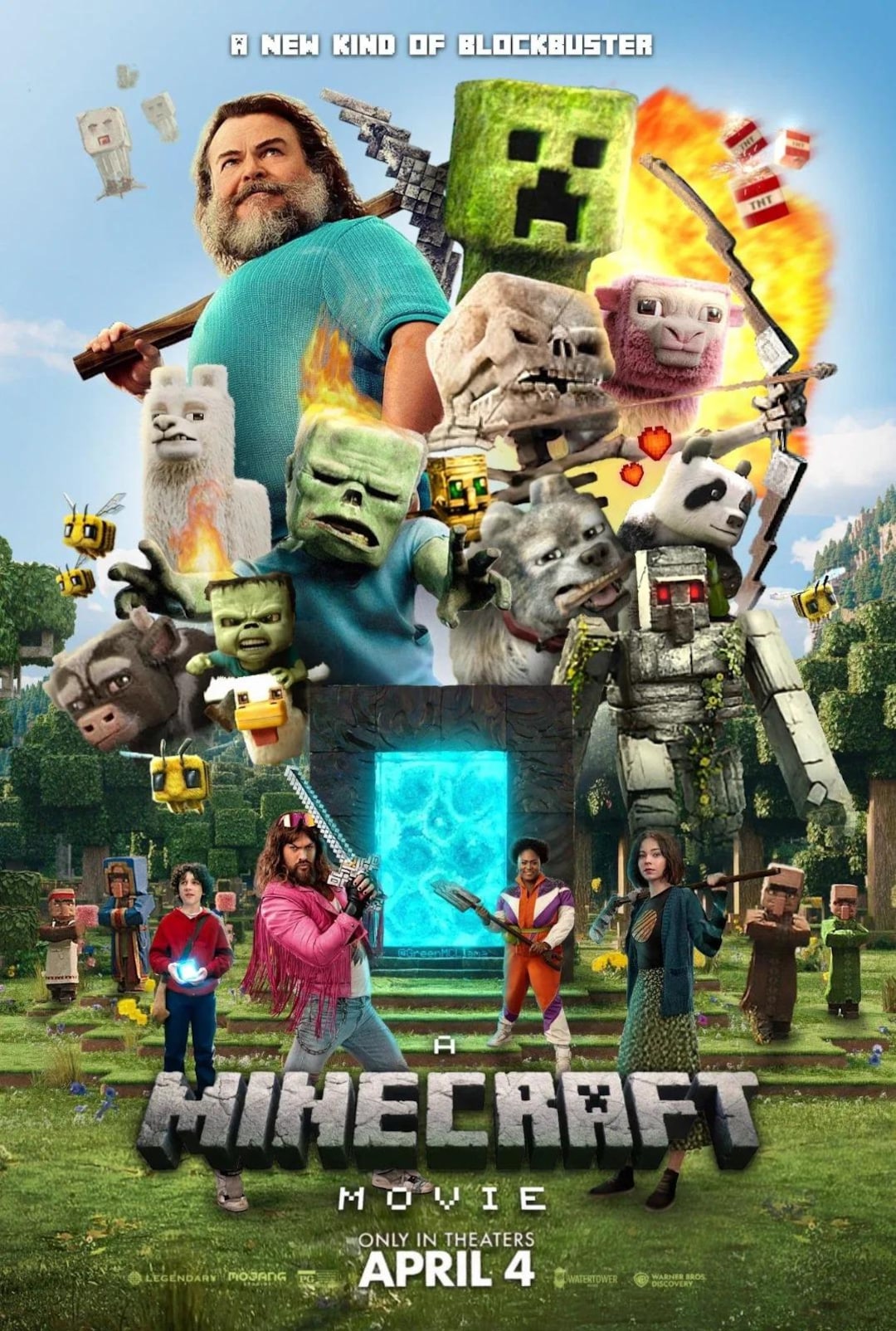 Minecraft Movie Poster Minecraft the Movie Poster 2025 - Etsy