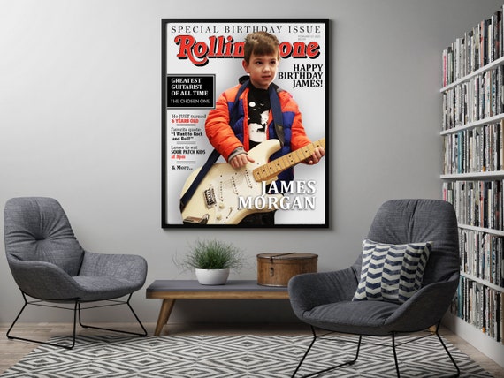 Custom Rollin Stone Magazine Cover Personalized Magazine - Etsy