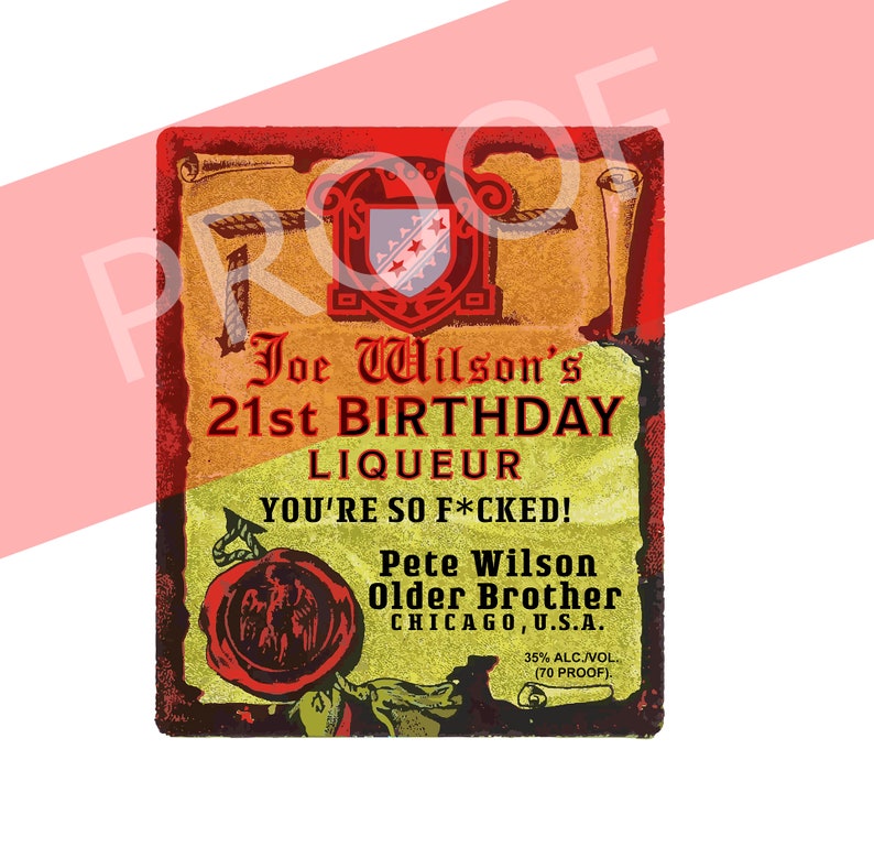 Printable Malort Custom Label Jeppson's Malort Digital - Etsy