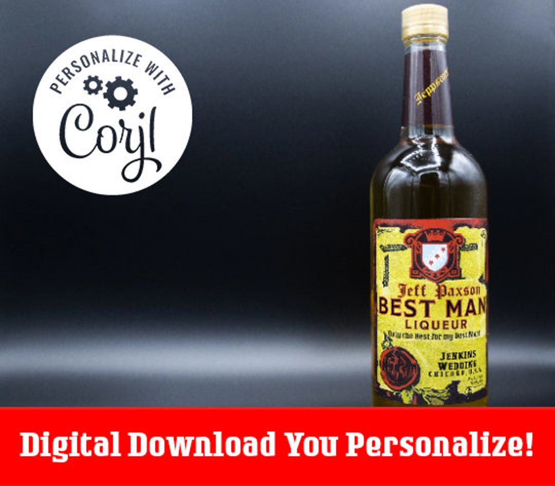 Printable Malort Custom Label - Jeppson's Malort - Digital Only - Etsy