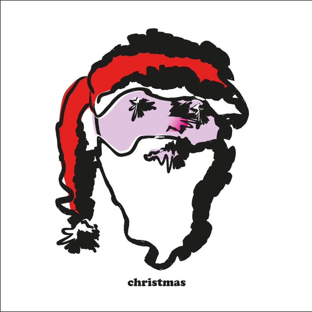 Cursed Santa Christmas Card - Etsy