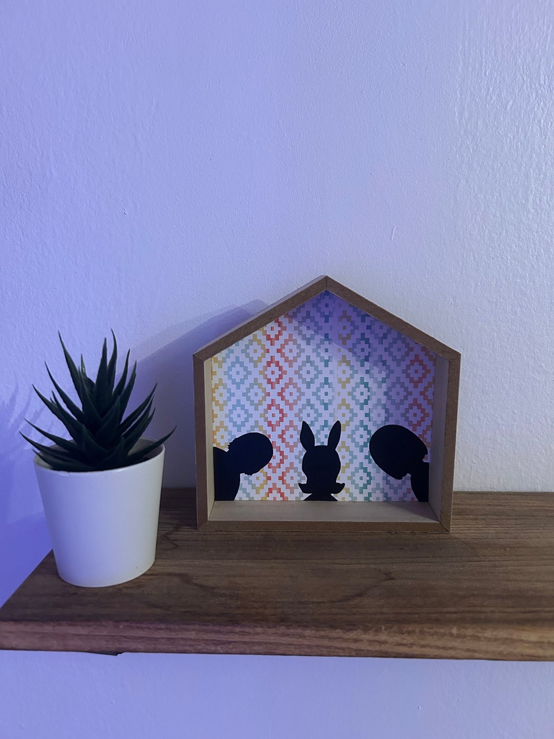 Tina Gene and Louise Belcher Silhouette Decor Bobs Burgers - Etsy