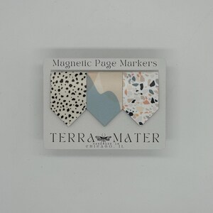 Minimalist Magnetic Page Marker Set | Magnetic Bookmark | Set of 3 Book ...