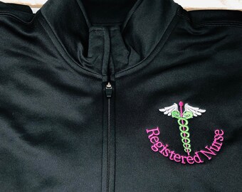 Embroidered Nurse Jacket - Etsy