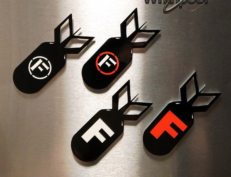 F-bomb Fridge or Tool Box Magnet Metal Art Sign 4.5 X - Etsy