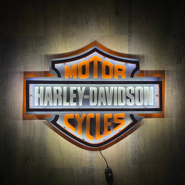 Harley Davidson Sign - Etsy