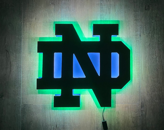 LED Notre Dame Sign. Bedroom Man Cave Arcade Bar. | Etsy