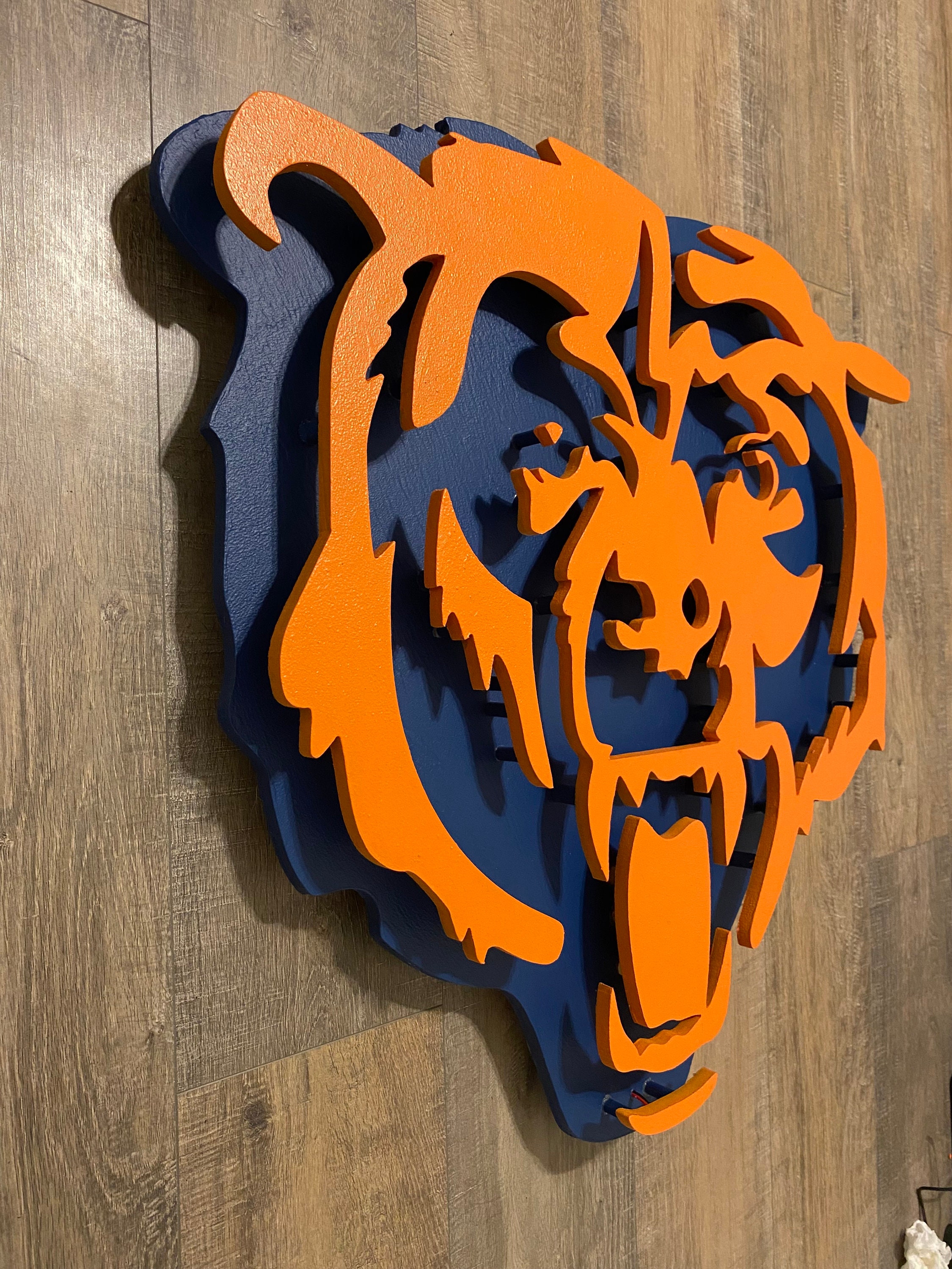 LED Chicago Bears Sign. Bedroom, Man Cave, Arcade, Bar. - Etsy