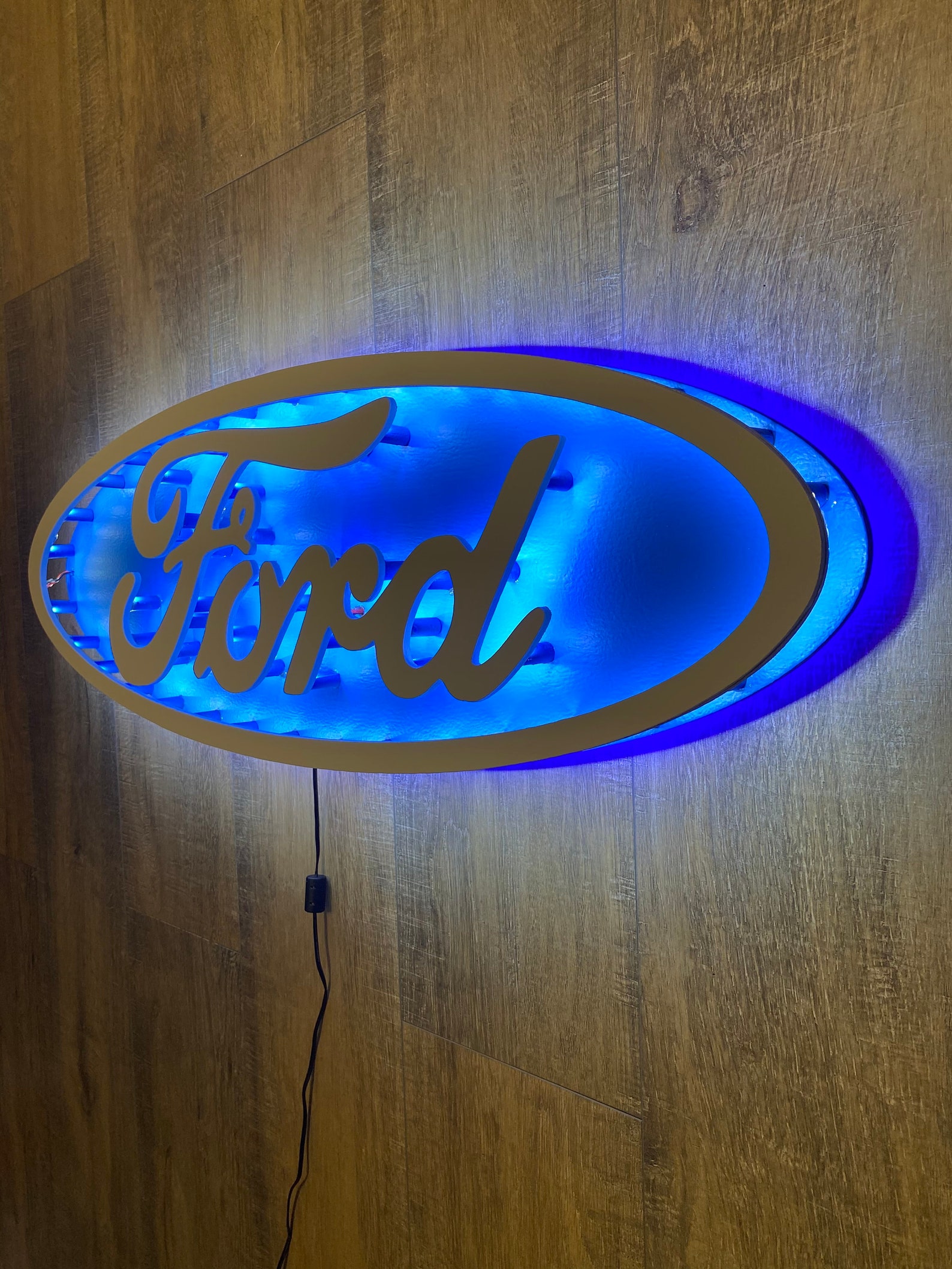 LED Ford Logo Sign. Bedroom Man Cave Arcade Bar. | Etsy