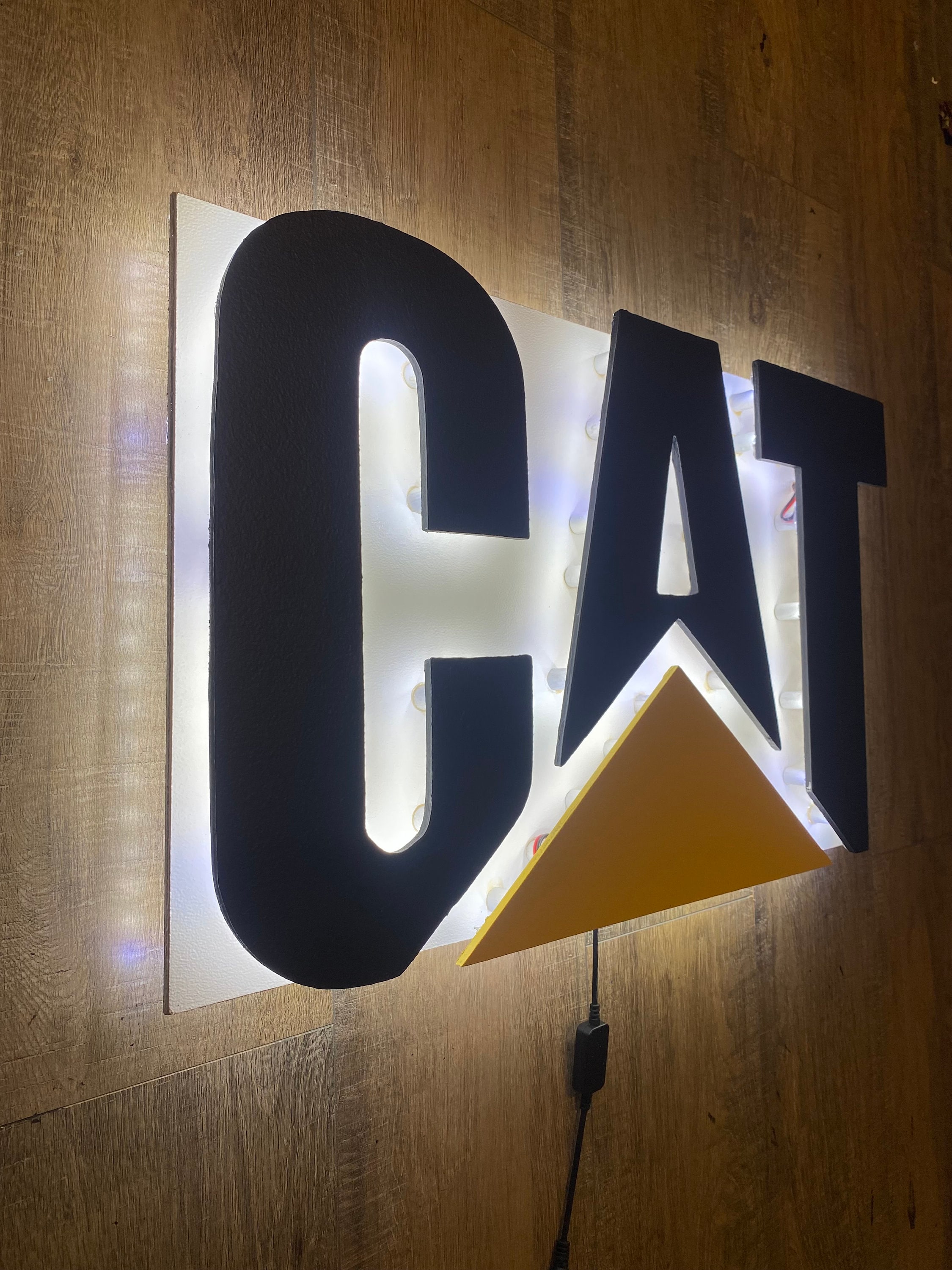 LED Cat/caterpillar Sign. Bedroom Man Cave Arcade Bar. - Etsy