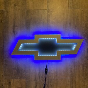 LED Chevrolet Sign. Bedroom, Man Cave, Arcade, Bar. - Etsy