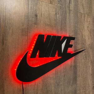 LED Nike Sign. Bedroom, Man Cave, Arcade, Bar. - Etsy