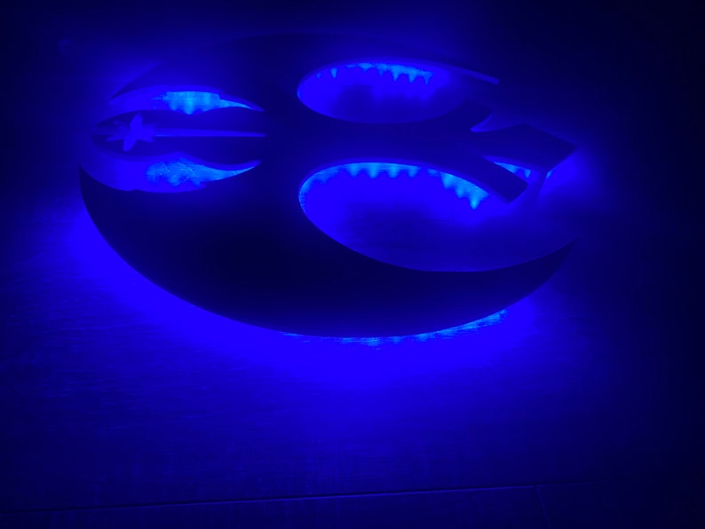 LED Rebel Alliance Star Wars Logo Sign. Star Wars Sign Neon | Etsy