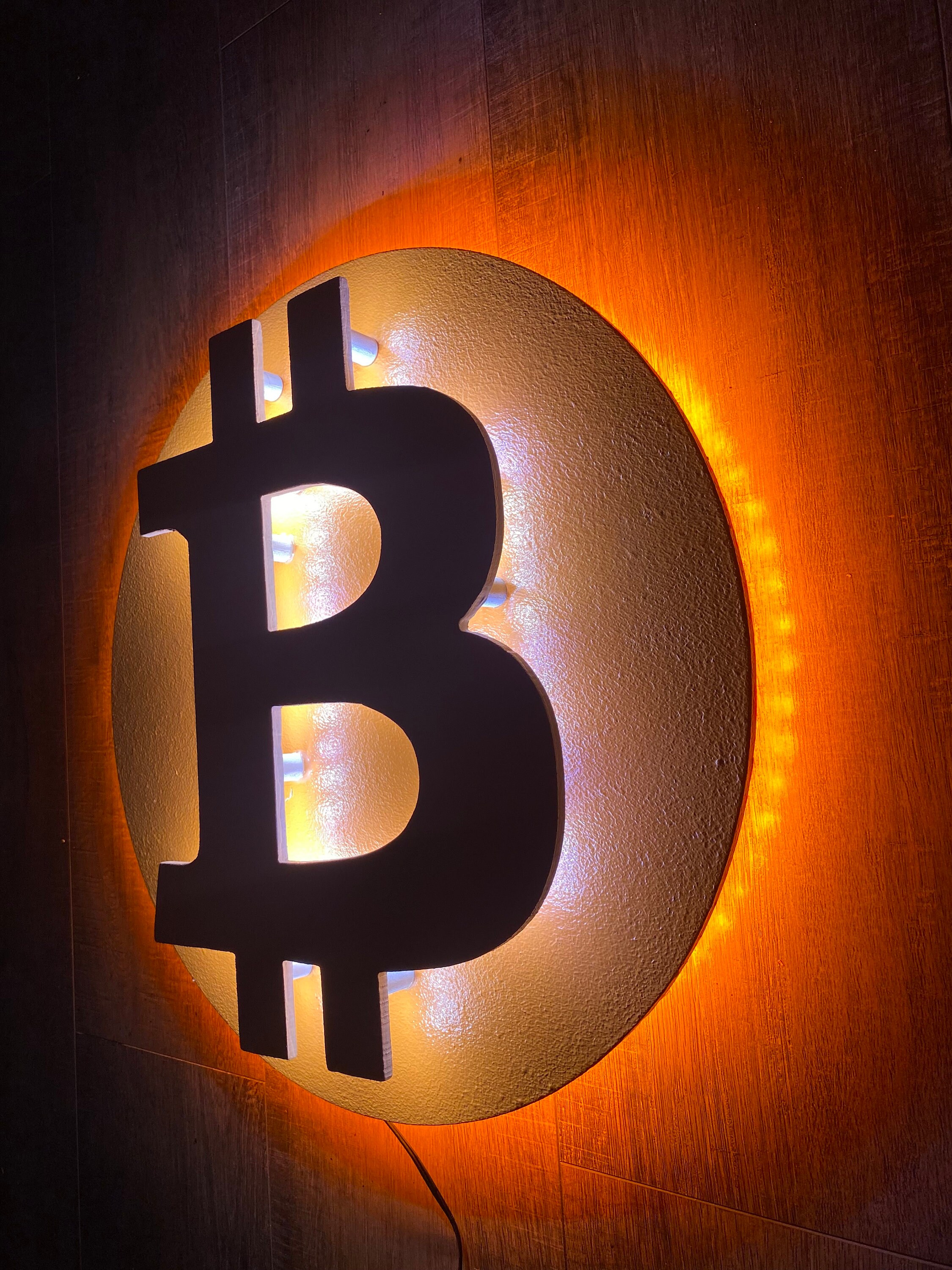 LED Bitcoin Sign. Man Cave. Arcade. Bar. - Etsy
