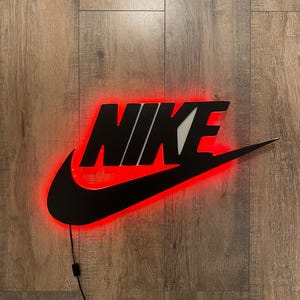 LED Nike Sign. Bedroom, Man Cave, Arcade, Bar. - Etsy