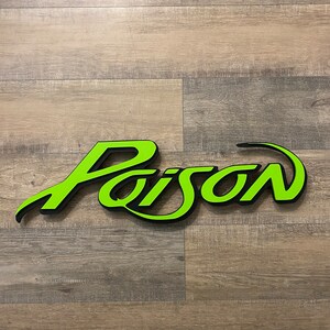LED Poison Sign. Bedroom Man Cave Arcade Bar. - Etsy