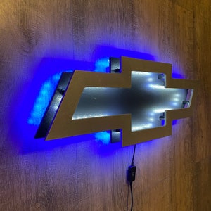 LED Chevrolet Sign. Bedroom, Man Cave, Arcade, Bar. - Etsy