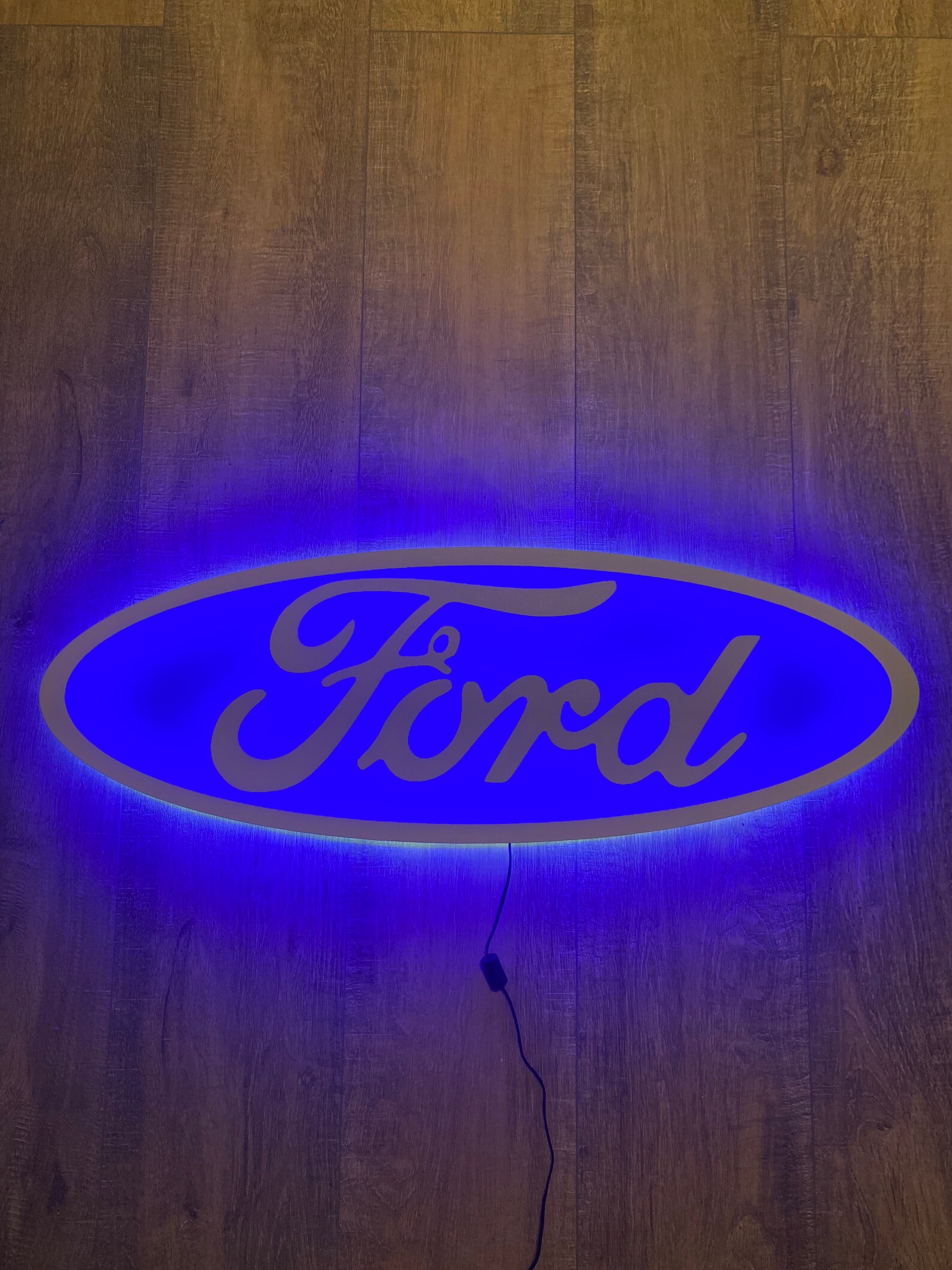 LED Ford Logo Sign. Bedroom Man Cave Arcade Bar. - Etsy