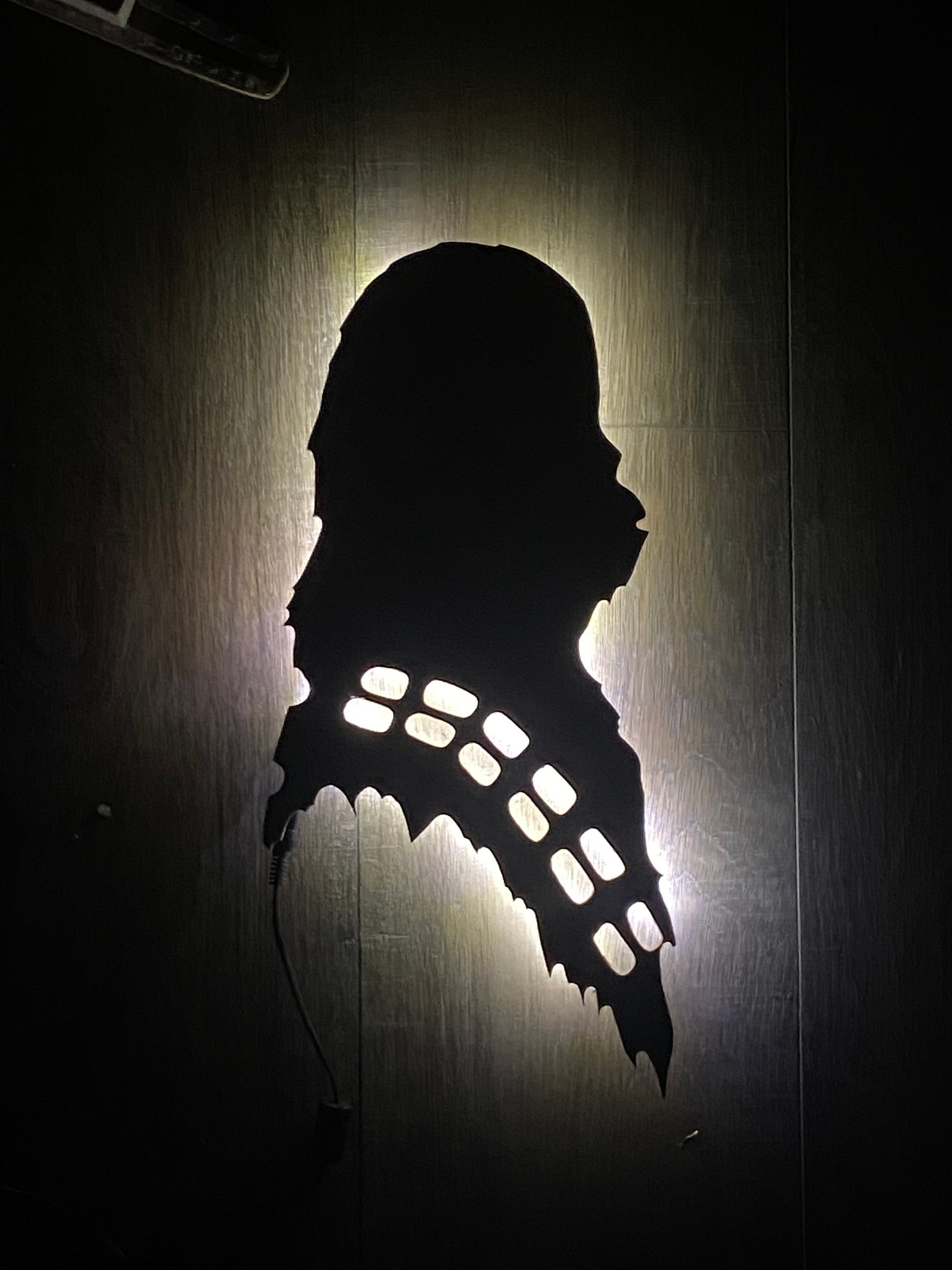 LED Chewbacca sign. Man Cave. Arcade. | Etsy