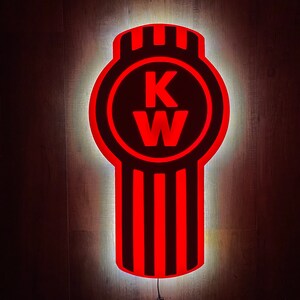 LED Kenworth Sign. Bedroom, Man Cave, Arcade, Bar. - Etsy