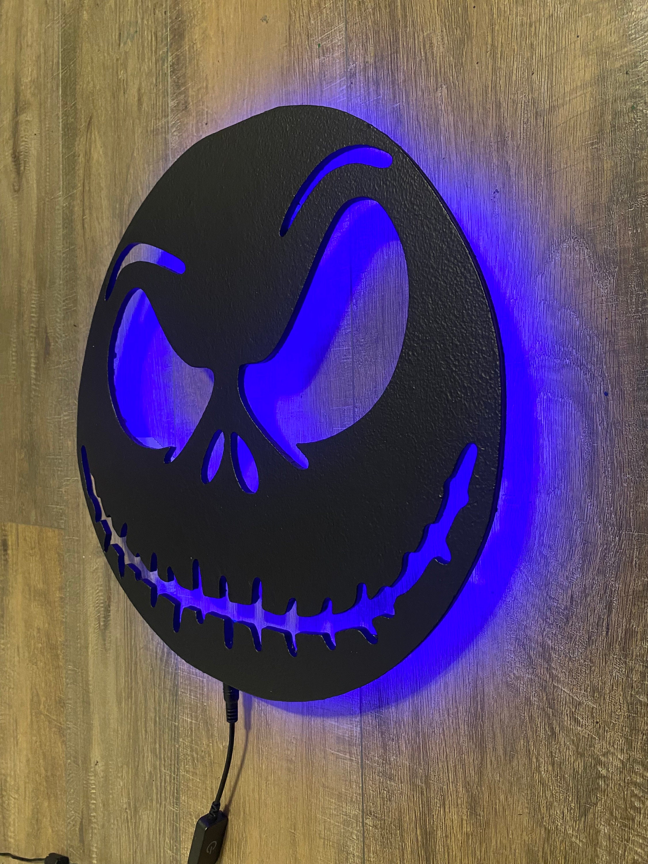 LED the Nightmare Before Christmas Sign. Man Cave. Arcade. - Etsy
