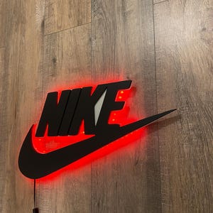 LED Nike Sign. Bedroom, Man Cave, Arcade, Bar. - Etsy