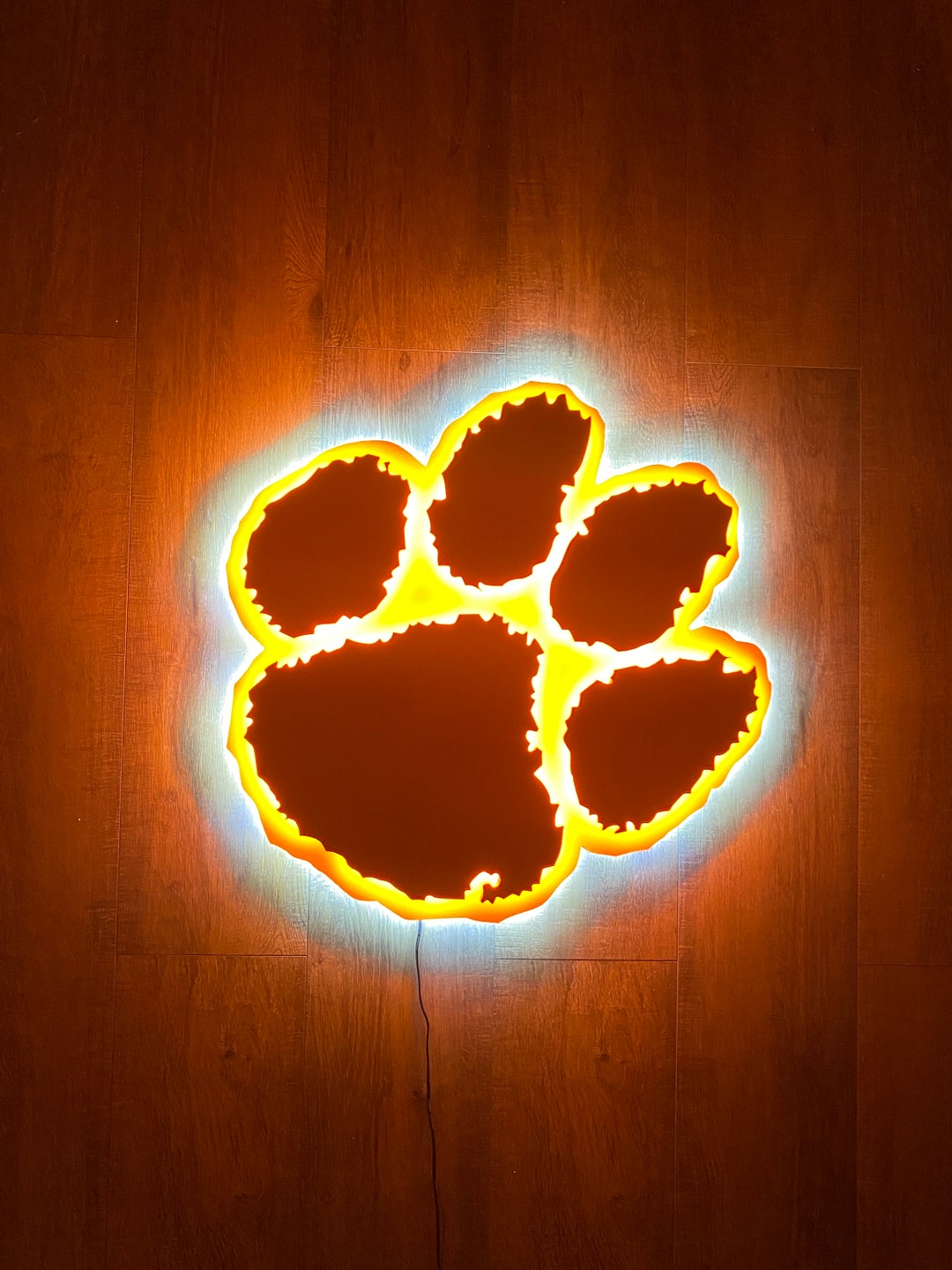 LED Clemson Sign. Bedroom, Man Cave, Arcade, Bar. - Etsy