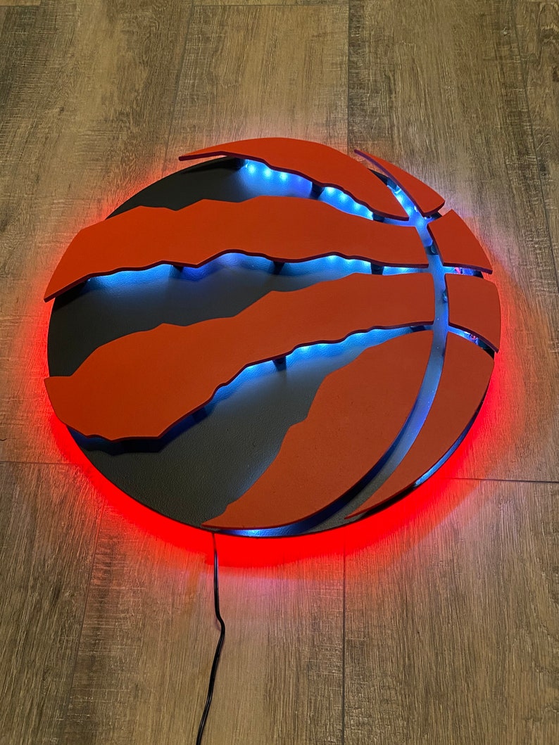 LED Toronto Raptors Logo. NBA. Man Cave. Arcade. | Etsy