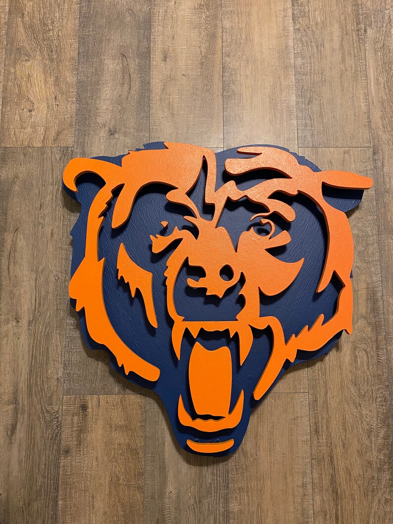 LED Chicago Bears Sign. Bedroom Man Cave Arcade Bar. - Etsy