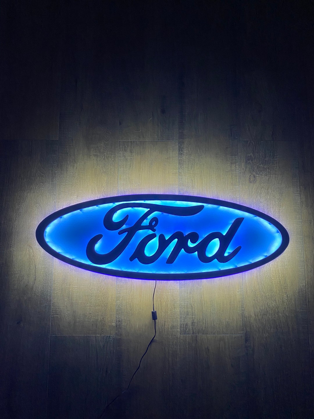 LED Ford Logo Sign. Bedroom, Man Cave, Arcade, Bar. - Etsy