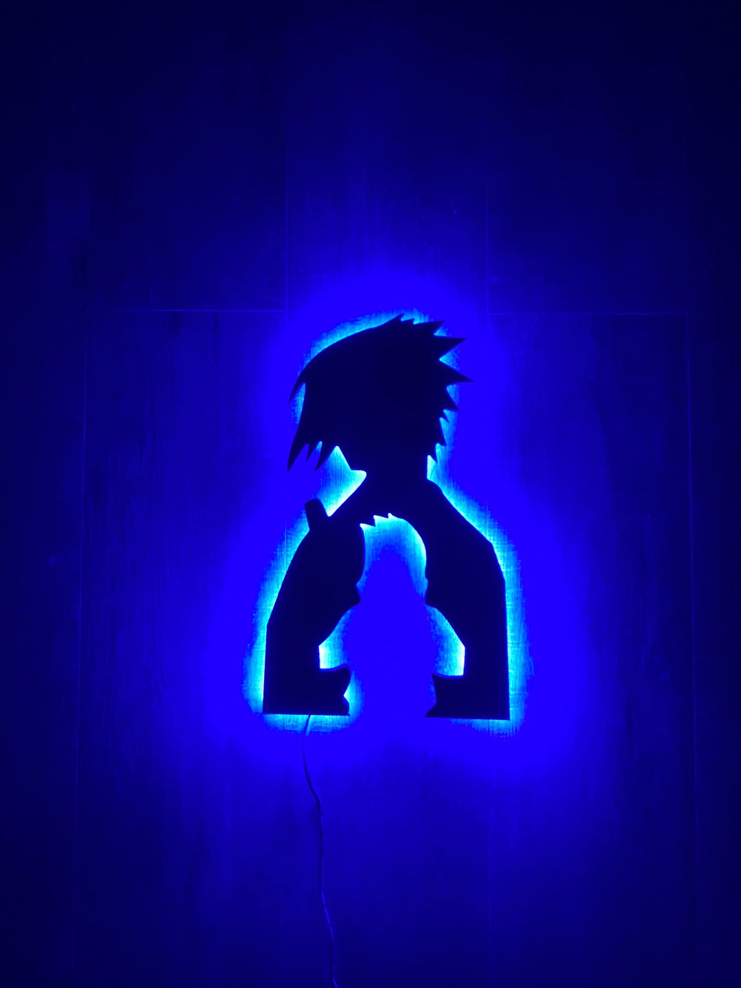 LED Naruto Sasuke Sign. Man Cave. Bedroom. Arcade. - Etsy