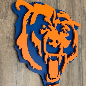 LED Chicago Bears Sign. Bedroom, Man Cave, Arcade, Bar. - Etsy