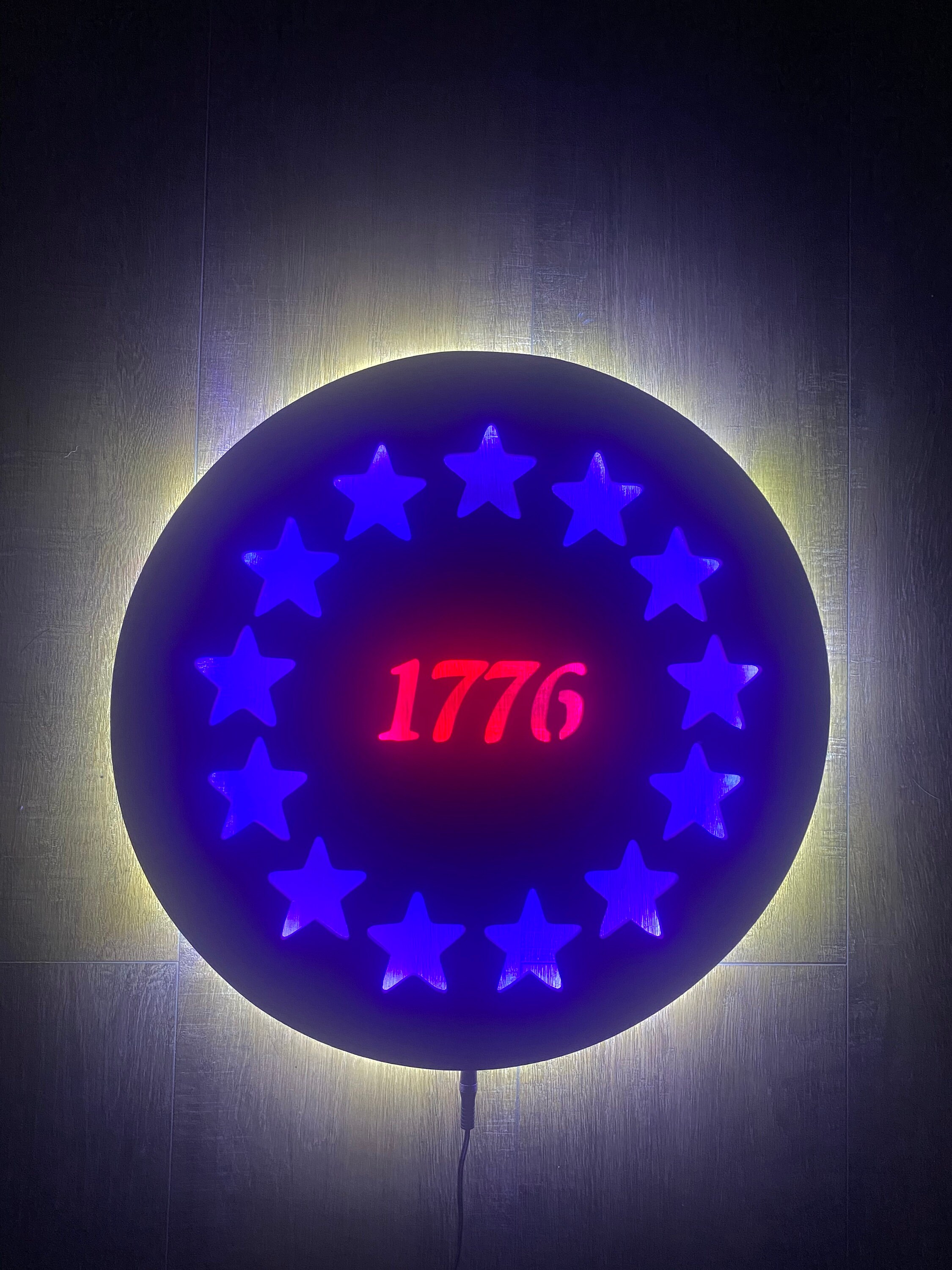 LED 1776 Sign. Bedroom, Gameroom, Arcade Room, Man Cave, Etc. - Etsy