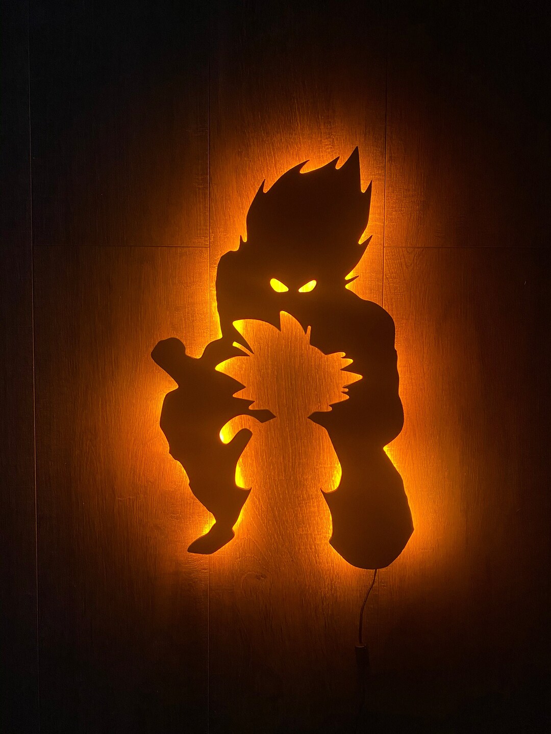 LED Goku Dragonball Z Sign. Man Cave. Arcade. - Etsy