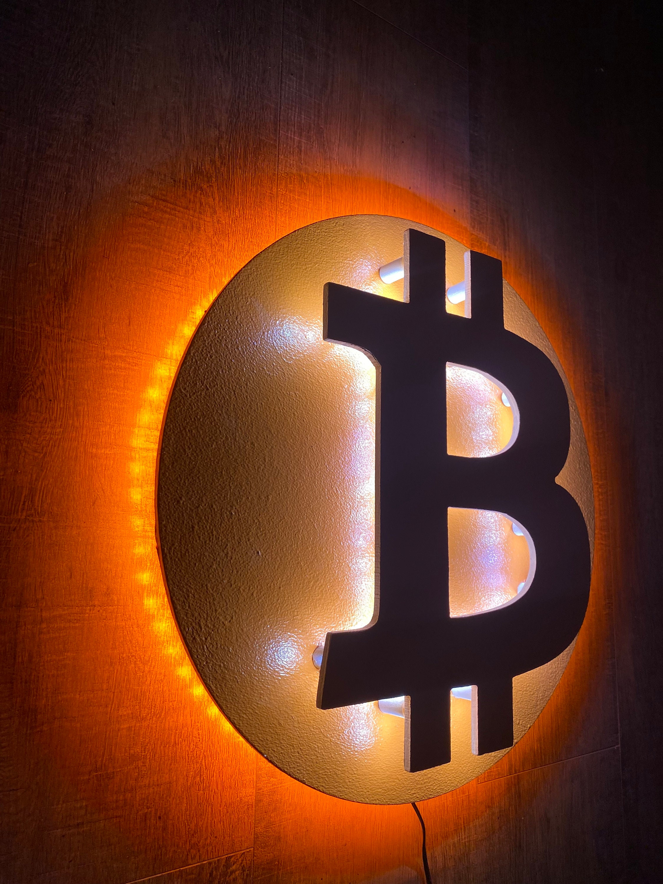 LED Bitcoin Sign. Man Cave. Arcade. Bar. | Etsy