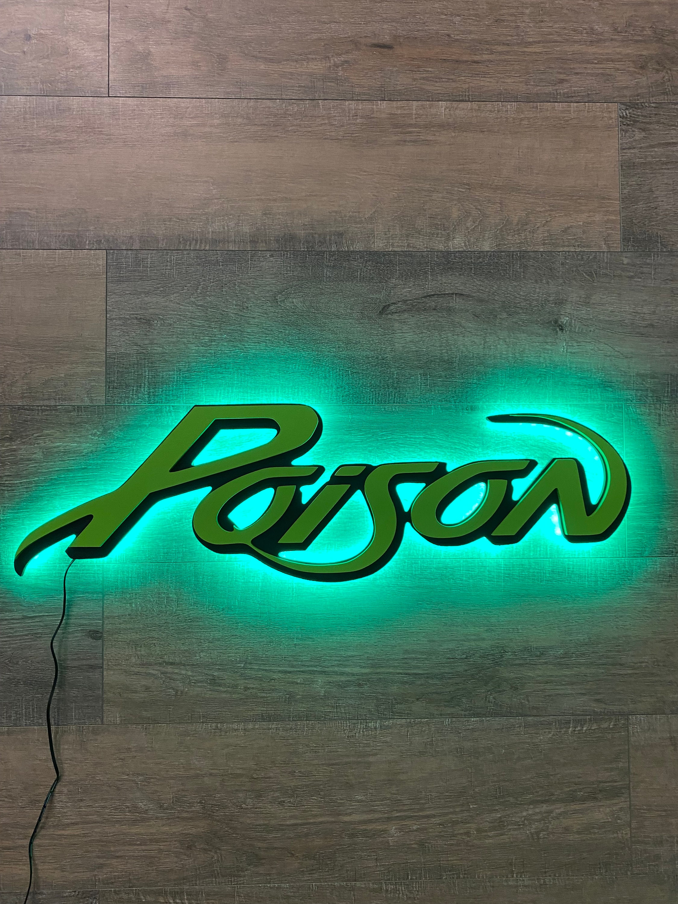 LED Poison Sign. Bedroom Man Cave Arcade Bar. - Etsy