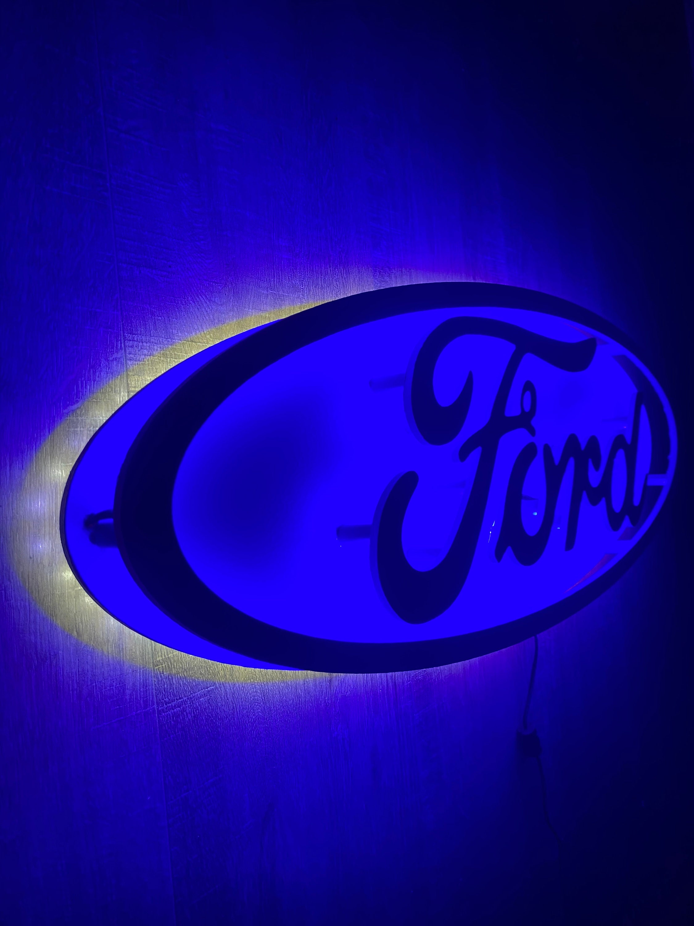 LED Ford Logo Sign. Bedroom Man Cave Arcade Bar. - Etsy