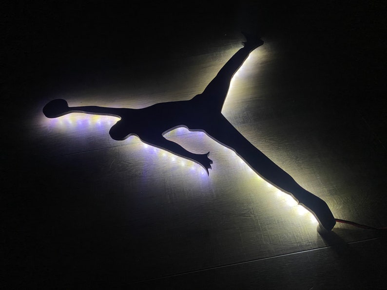 LED Michael Jordan Logo. Neon. Arcade. Man Cave. | Etsy