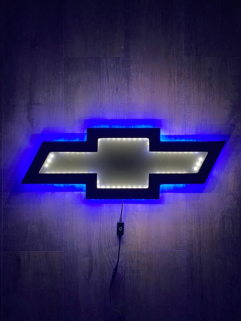 LED Chevrolet Sign. Bedroom, Man Cave, Arcade, Bar. - Etsy