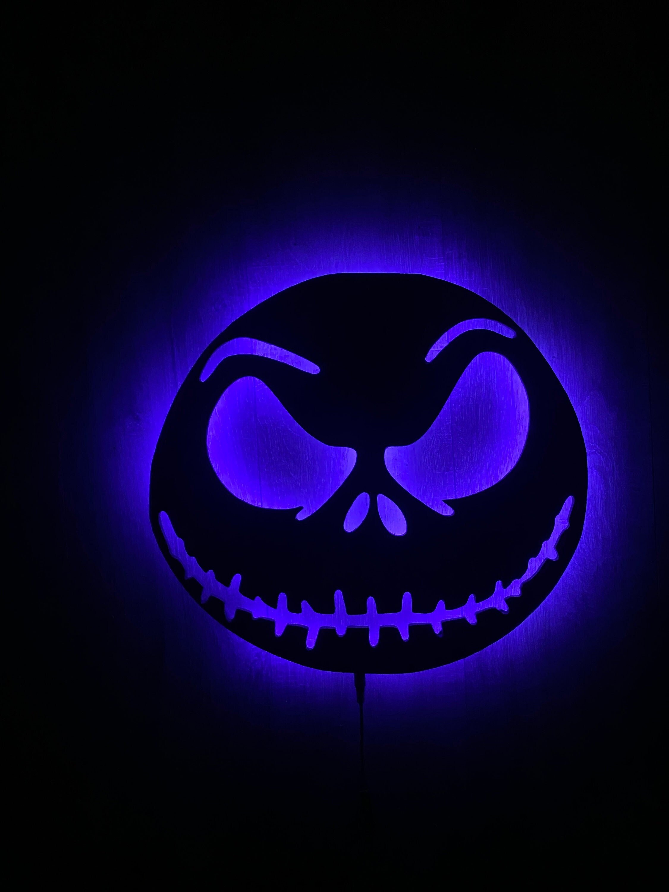 LED the Nightmare Before Christmas Sign. Man Cave. Arcade. - Etsy