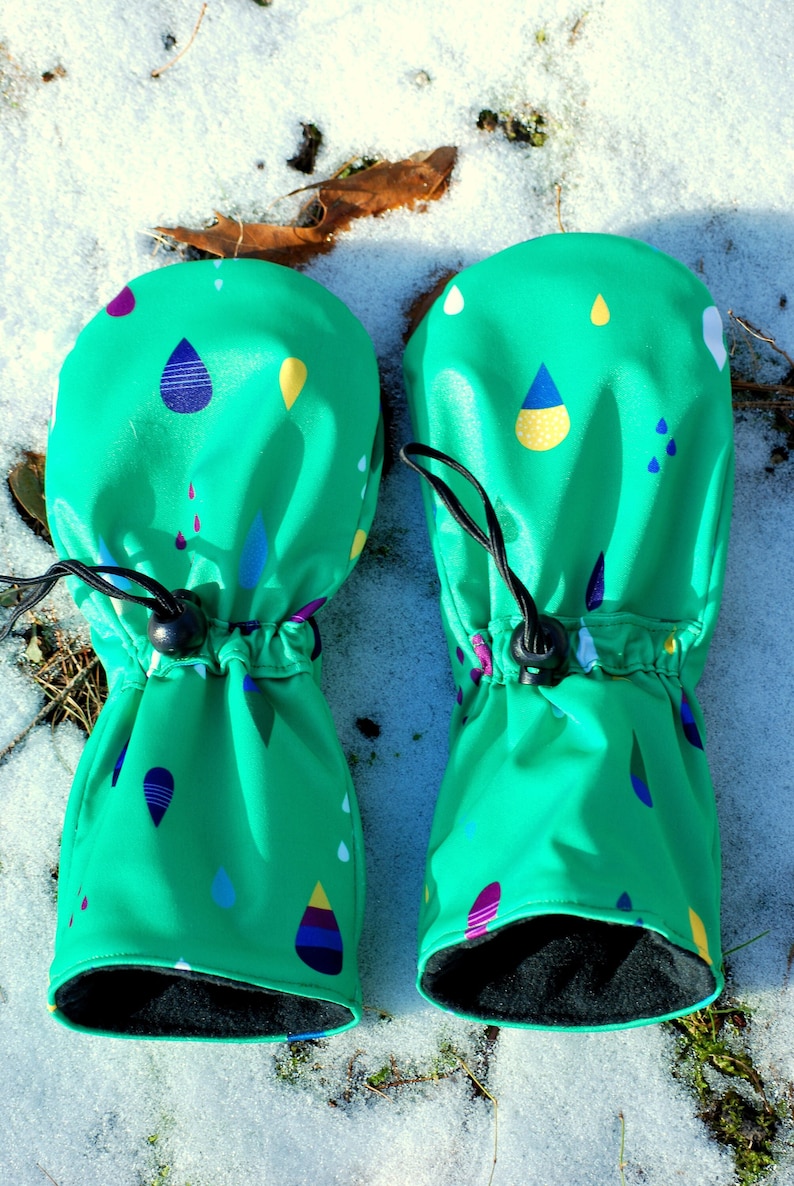 Thumbless Waterproof Mittens, Adaptive/accessible Mittens, Cinched ...