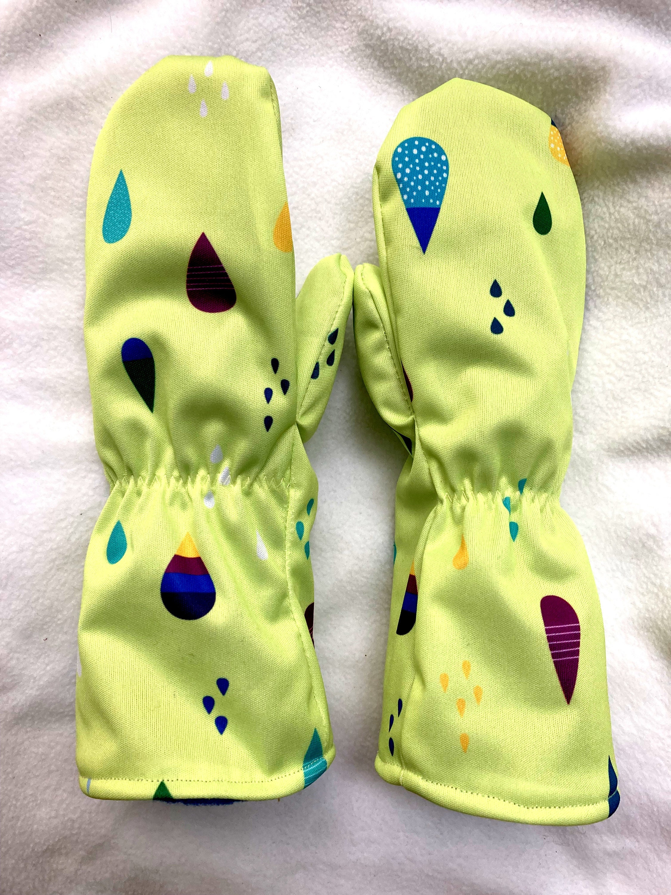 Thumbless Waterproof Mittens, Adaptive/accessible Mittens Cinched ...