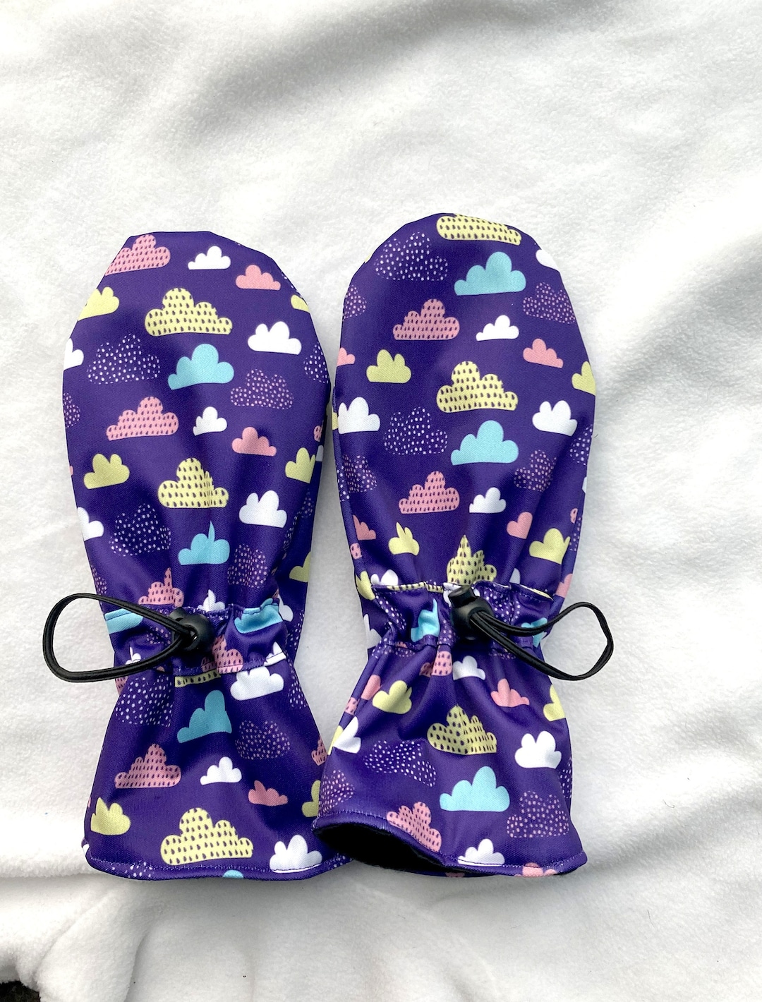 Thumbless Waterproof Mittens, Adaptive/accessible Mittens, Cinched ...